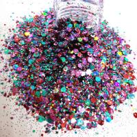 China Thousand Choices Offered Glitter Shape Chunky Glitter 1 Kilo of Each Glitter for Christmas Celebration for sale