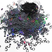 China Customized Color Glitter Shapes Quicksand Handcuffs and Stethoscope Sequin Father's Day Occasion Custom Glitter Crafts for sale
