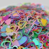 China 7MM Fashionable Style Double Heart Sequin for Valentine Opened for sale