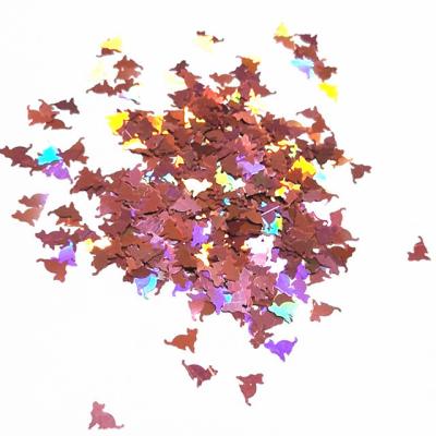 China OEM Wedding Occasion Shaped Nail Glitter Shape Cat Glitter Polyester Glitter Shapes Made by Professional for sale