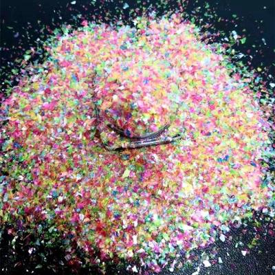 China 1KG Min Order Custom Polyester Christmas Confetti Glitter Shape for Ramadan Graduation School Valentine's Day Decorations for sale
