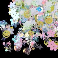 China Ecofriendly Customized Color Mermaid Dress with Glitter Sequins and Star Embroidery Fabric in Customizable PET Cloth for sale