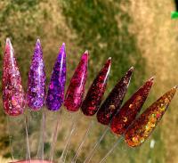 China Die Cutting Printing with Metallic Holographic Chunky Glitter Powder in Polyester Shades and Finishes for sale