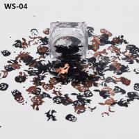 China OEM/ODM Yes.We Provide OEM Pumpkin Spider Human Skeleton Witch Bat Shaped Glitter Halloween Accessories for Mother's Day for sale