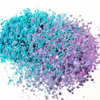China Cosmetic Chameleon Glitter Nails Decoration for Chinese Year Occasion Shifting Color Glitter Mixes for sale