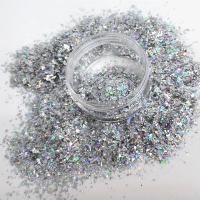 China Polyester Resistant Solvent Irregular Bulk Glitter Fragment Glitter Cut Flakes Nail Art Supplies for Mother's Day Ramadan for sale