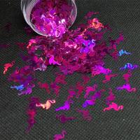 China Add Some Glitz to Your Other Holiday Supplies with Fire Flamingo Shaped Glitter for sale
