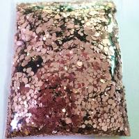China Die Cutting Printing Rose Gold Glitter Nails Decoration with 365 Colors and Sale for sale