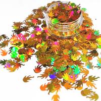 China Polyester Glitter Flame Shaped Bulk for Other Holiday Supplies and Fire Shaped Glitter in Bulk for sale