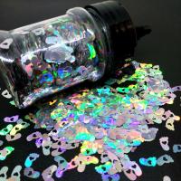 China OEM/ODM Glitter Footprint Shaped Sand Ornament for Easter Occasion Personalized Design for sale