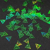 China Harry and Potter Triangles with Circle Gitter Shape Deathly Hallow Glitter The Ultimate Decoration Accessory for sale