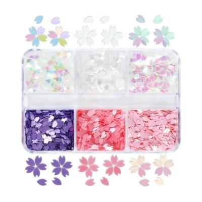 China PET Decoration Bud Flower Glitter Shape for Nail Art and Other Decorative Flowers for sale