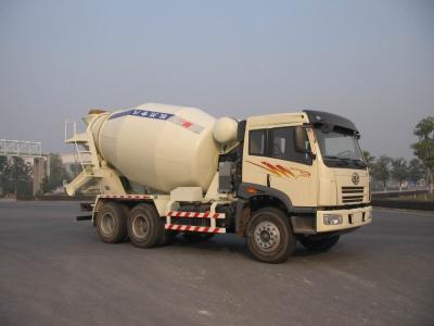 China FAW 6x4 8-10cbm Concrete Mixer Truck 310HP with 350L Water Tank HZZ5250GJBJF for sale