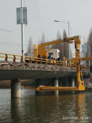China 22M Bucket Type Bridge Inspection Vehicle 38000kg for Big Cable Bridges for sale