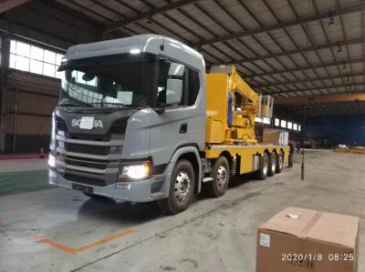 China 22 M Bucket Type Bridge Inspection Vehicle Carbon Steel 38000 Kg for Big Cable Bridges for sale
