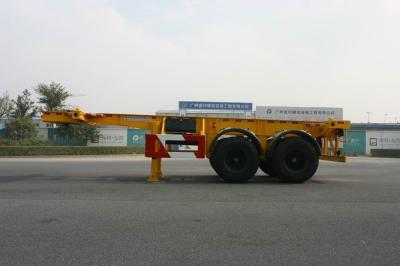 China 20ft Skeletal ISO Tank Container Semi Trailer Chassis 2 Axles 30000kg Payload for sale