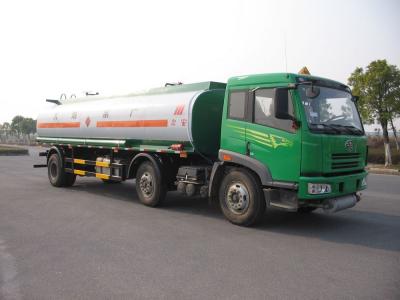 China 182HP FAW 6x2 22cbm Carbon Steel Fuel Oil Storage Tank Truck 15000kg Payload for sale