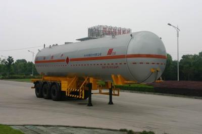 China 58,000L LPG Liquefied Petroleum Gas Tanker Truck 3 Axle 425/65R22.5 Tires for sale