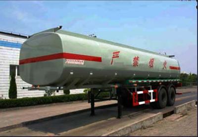 China 30000L 2 Axle Steel Chemical Liquid Tank Semi Trailer for Diesel Transport for sale