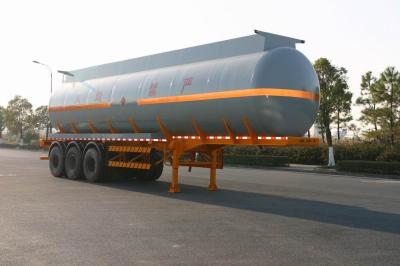 China Chemical Liquid Tank Truck Semi Trailer 42500L 3 Axle Steel Aluminum Alloy for sale