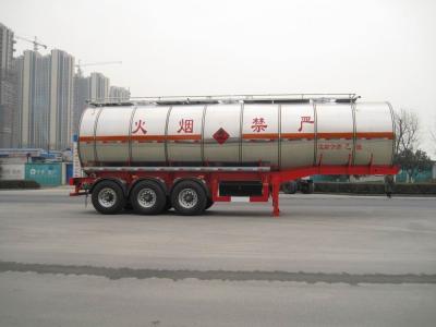 China Aether Gas Diesel Liquid Tank Truck 42500L 3 BPW Axles Semi Trailer for sale