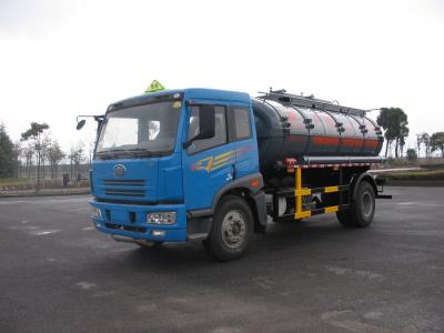 China 136kw 12000L 4x2 Chemical Liquid Tank Truck Plastic Tank Storage Isoprene for sale