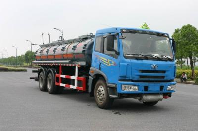 China 6x4 15000L Chemical Liquid Tanker Truck 15m3 FAW Chassis Diesel for sale
