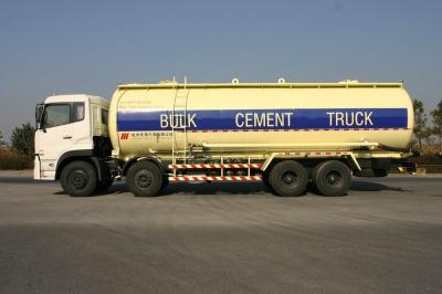 China 8x4 27cbm Dry Bulk Truck Low Alloy Steel for Flour and Cement Transport for sale