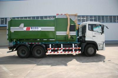 China Dongfeng 6x4 Hooklift Garbage Collection Truck 25000kg GVW Euro IV Diesel for sale