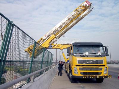 China VOLVO 8x4 22m Lattice Under Bridge Inspection Equipment with Air Suspension for sale