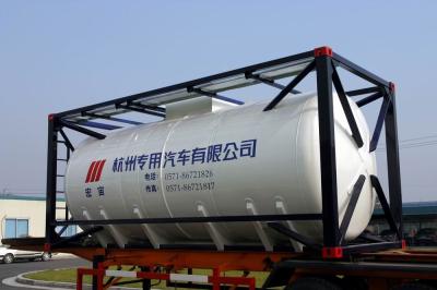 China 20ft ISO Liquid Tank Container 26000L Stainless Steel 304 for sale