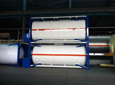 China ISO 30Ft 40Ft Stainless Steel Liquid Storage Tank Container 26000L 48000L for Logistic Shipping for sale