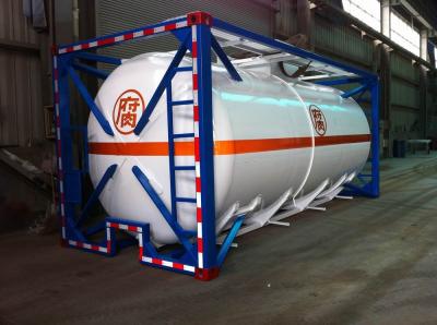 China ISO 40ft Liquid Tank Container 48000L Stainless Steel 304 316L International Shipping for sale