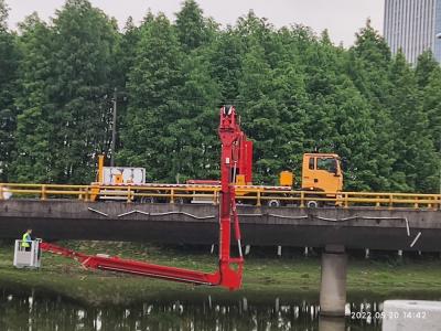 China Howo 4 Axles 18m Bucket Type Bridge Inspection Vehicle HZZ5311JQJ18 8x4 for sale