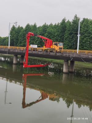 China Howo 18m Snooper Bridge Inspection Vehicle HZZ5311JQJ18 Bucket Type for sale