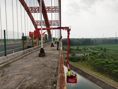 China 18m Howo Bucket Type Bridge Inspection Truck High Adaptability 2000m Elevation for sale