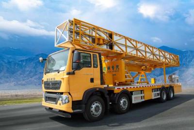China 24m Platform Bridge Inspection Vehicle Single Lane Operation 800kg Load Howo Chassis for sale