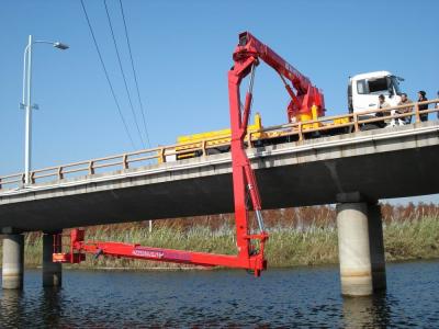 China 16m Bridge Inspection Truck Under Bridge Access Equipment Dongfeng 6x4 Chassis 230HP for sale