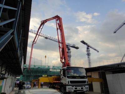 China 37m 6x4 ISUZU 360HP Concrete Pump Truck SSAB Steel Truck Mounted Concrete Pump for sale