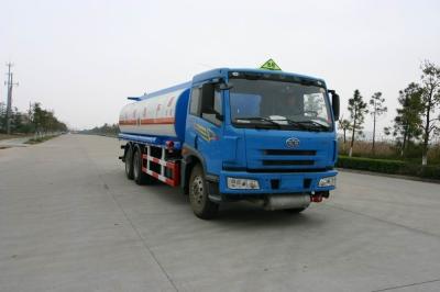 China FAW 6x4 22000L Oil Tank Truck 220HP Diesel Gasoline Petroleum Delivery for sale