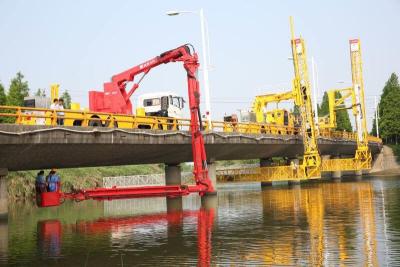 China 18m Bucket Type Bridge Inspection Truck 6x4 Dongfeng 230HP Easy Access Safety for sale