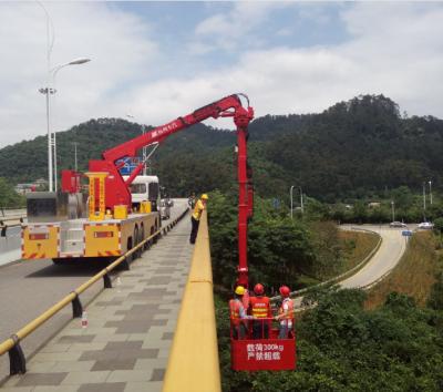 China Dongfeng Chassis National V 18m Bucket Bridge Inspection Truck 31000kg GVW for sale