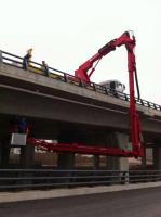 China Mobile Bridge Inspection Unit 8x4 100ft Working Height 1000Lbs Load Capacity for sale