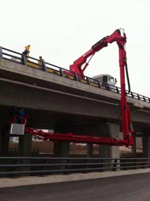 China Dongfeng Chassis 6x4 Bucket Bridge Inspection Vehicle 16m Operating Range HZZ5240JQJ16 for sale