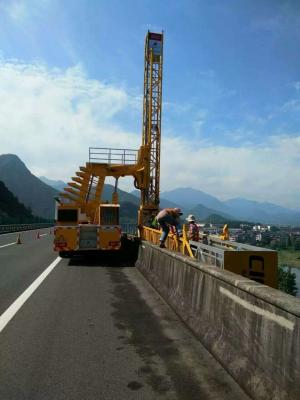 China 4 Axles 22m Under Bridge Inspection Vehicle Euro III IV FAW Chassis 320HP 8x4 for sale