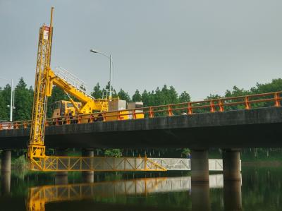 China 8x4 Platform Bridge Inspection Vehicle 22m Working Height HOWO Chassis 600kg Load for sale