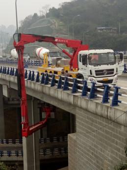 China Dongfeng 6x4 16m Bucket Bridge Inspection Vehicle DFL1250A9 38000kg GVW for sale