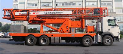 China Bridge Inspection Truck 12150x4000x2500mm Outer Dimension 60ft Horizontal Reach for sale