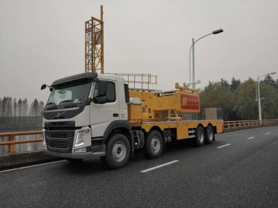 China Hongzhou HZZ5251JQJ 7.85m Under Bridge Inspection Truck 60ft Horizontal Reach All Terrain for sale