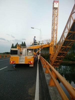 China Bridge Inspection Truck 4.5m Sound Barrier Crossing 7.85m Under Bridge Depth for sale